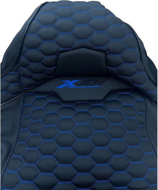 Housse de selle personnalisée Honda X-ADV 750 bleu foncé | bol