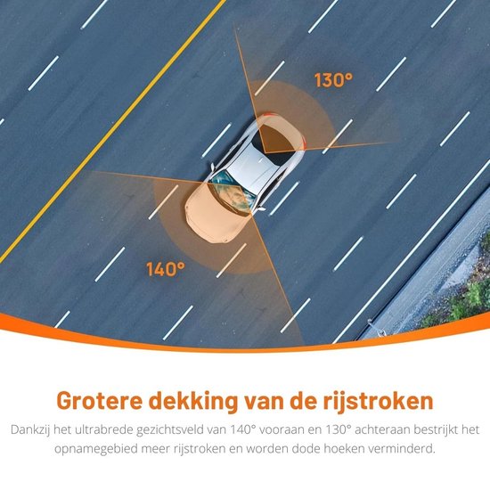 Dual Dashcam - Dashcam Voor Auto 2.7K 1944P Ultra-FHD - Voor en Achter ...