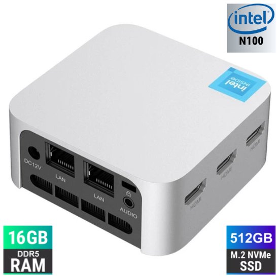 Firebat T8 Pro Plus Mini PC – Intel N100 CPU, 16GB DDR5 RAM, 512GB SSD ...