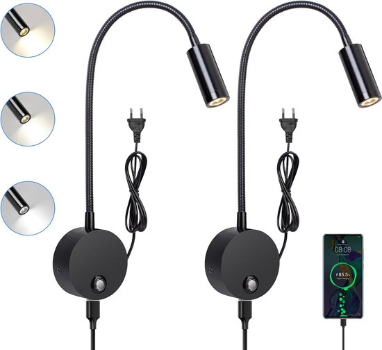 Solacis Leeslampje voor in bed - Leeslampje voor boek - Leeslampje ...