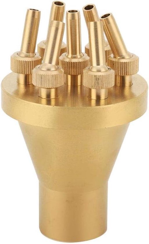 Waterfontein Fonteinsproeikop messing NPT 1 "DN 25 2 Tier Center rechte ...