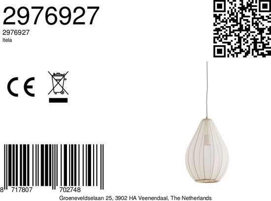 Light & Living Hanglamp Itela - Bruin - Ø28cm - Modern - Hanglampen ...