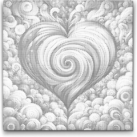 Toile à dessin pointillés - Dotting - Peinture pointillés - 50 x 50 cm ...