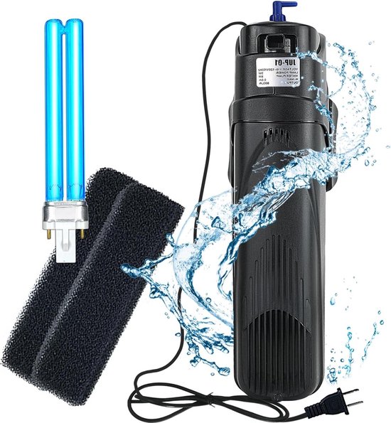 Aquarium Filter 150-300 liter - Onderwater Filterpomp 800 l/u - Groene ...