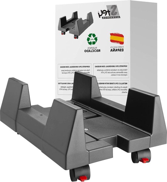 Computer Tower Stand Verplaatsbaar Gerecycled Plastic 32 x 21 cm ...