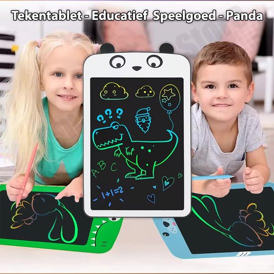 Snuffelvoordeel LCD Tekentablet voor Kinderen 8.5" - Wit - Panda ...