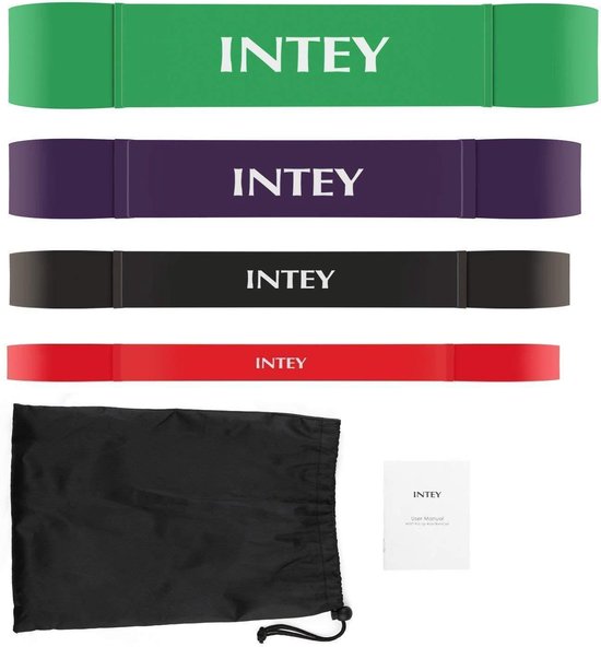 INTEY Optrekhulpband Oefeningsweerstandsbanden voor training Body ...