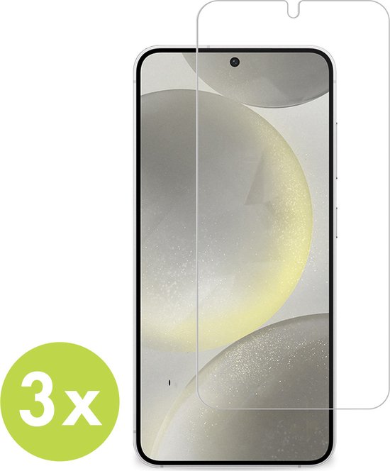 imoshion Bundel Screenprotector Gehard Glas 3 pack - Geschikt voor Samsung Galaxy S24 | bol