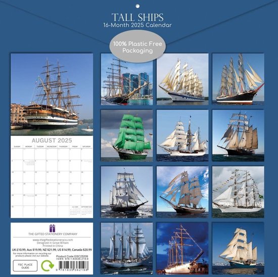 Tall Ships Kalender 2025 | bol
