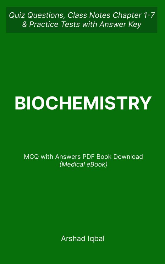 Chemistry MCQs Books PDF Download - Biochemistry MCQ (Multiple Choice ...