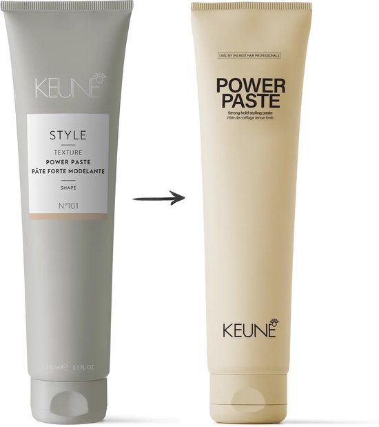 Keune - Power Paste - Style (new) - 150ml - Strong hold styling paste | bol