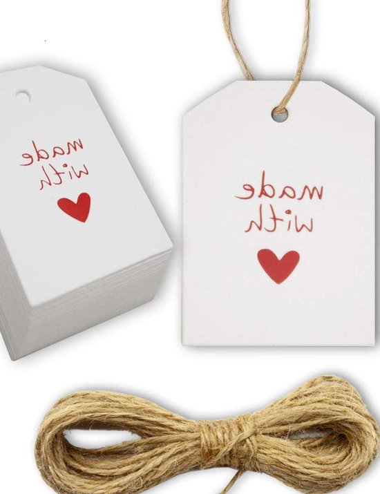 100 kraft paper cardboard gift hangers - paper plates - gift tags 5.5 x ...