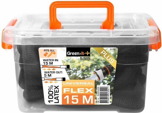 GREEN-IT Universele flexibele waterslang 15 meter | bol