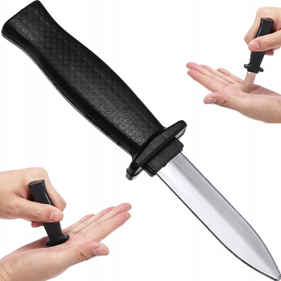 Fopmes I Prank Mes I Inschuifbaar Nep Mes I Fopartikel I Cadeau Idee I ...