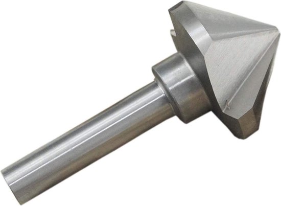 Verzinkboor 90 graden 30 mm 3 Fluit Afschuinfrees Boor voor Houtstaal Metaal -... | bol