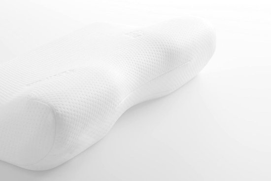 Hoofdkussen Queen M (64 x 32 x 11/6 cm) ergonomisch traagschuim neksteunkussen voor... | bol