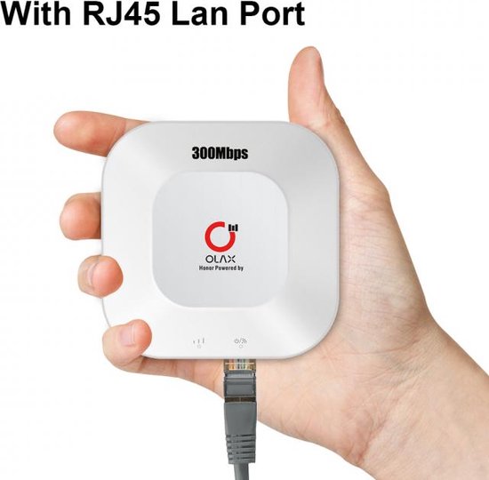 Olax MT30 MiFi Router - 4G LTE Pocket WiFi - Ethernet poort - 150Mbps | bol