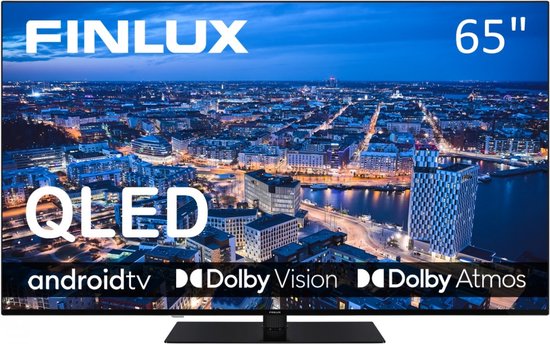 Finlux TV 4K ultra HD QLED / Android Smart tv / 65 inches 65FUH7161 | bol