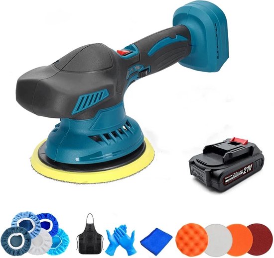 Polijstmachine - Snoerloos - 2800 tot 5500 rpm - Auto polijsten - 18V ...