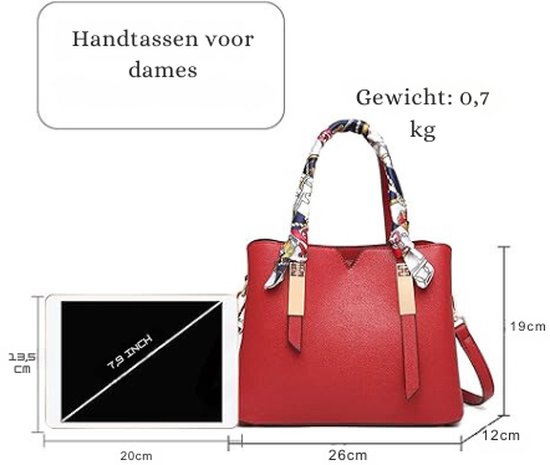 Dames Handtas Mode - Hengseltas Schoudertas - Waterdichte Buideltas ...
