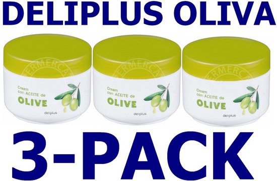 Deliplus Cream con Aceite de Oliva 250ml - 4 PACK uit Spanje - NU EXTRA ...