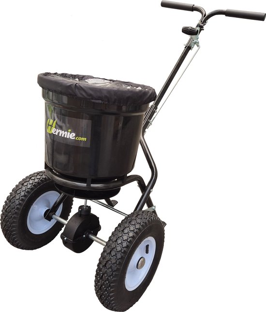 Professionele meststofstrooier - strooiwagen - Hermie 23 liter ...