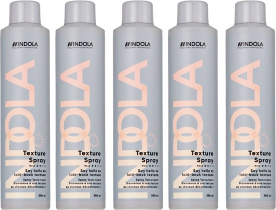 Indola Texture Dry Texture Spray - 5x300ml | bol