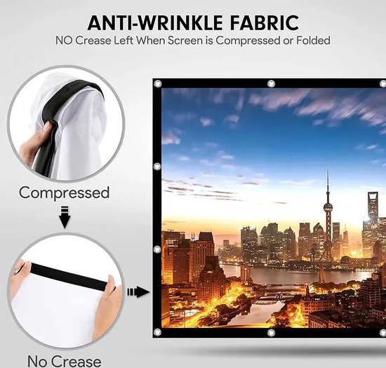 IMENGINE®Projectiescherm - 100 inch (254cm) - 16:9 - Beamer scherm ...