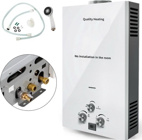 Propaan geiser 12L - LPG Geiser 12 Liter / minuut Boiler - Ideaal Voor ...