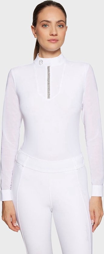 Samshield Faustine Boreal LS Wedstrijdshirt Dames XL White Metal ...