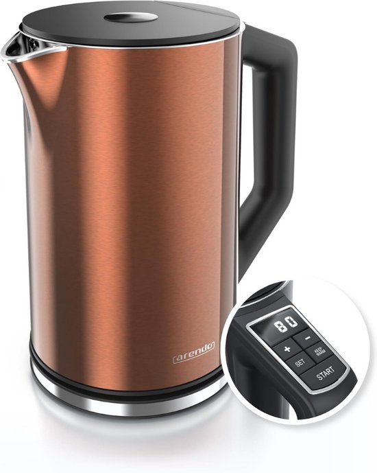 Roestvrijstalen Waterkoker Met Temperatuurinstelling 40-100 Graden ...