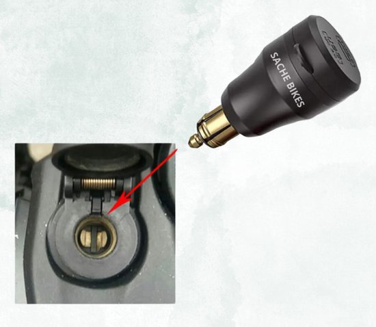 12V USB- C Adapter Hella/DIN voor motoren BMW, Triumph, Honda etc lader ...