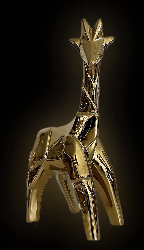 Ceramic Giraffe gold finish - giraf - goud - decoratie - interieur ...