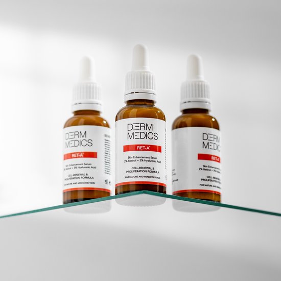 Derm Medics Ret-A+ - 2% Retinyl, 5% Niacinamide en 3% Hyaluronzuur - anti-acne serum &... | bol
