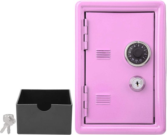 Safe Lock Cash Box voor kinderen - Mini Spaarpot Strong Box met ...