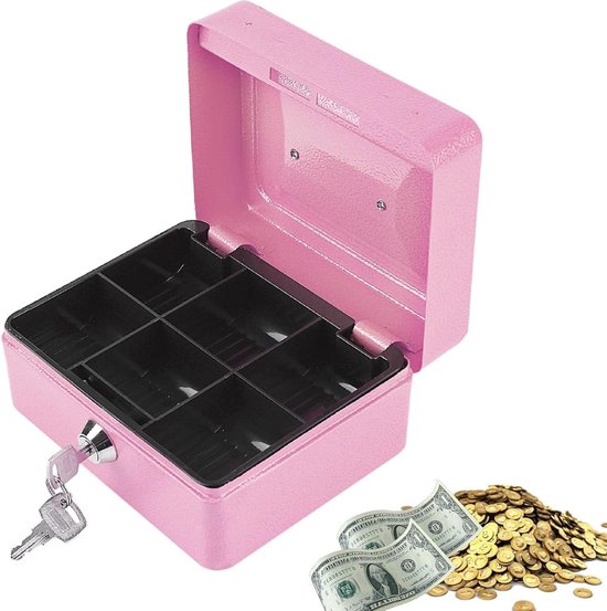 Mini Draagbare Staal Petty Afsluitbare Cash Geld Munt Veilig ...