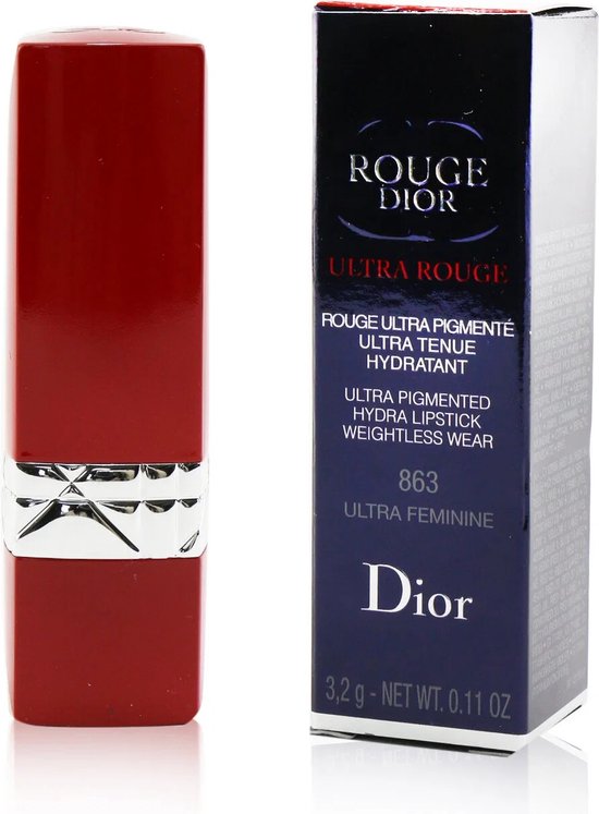 Dior Rouge Ultra Rouge Lipstick - 863 Ultra FeFragrancesne by Christian ...