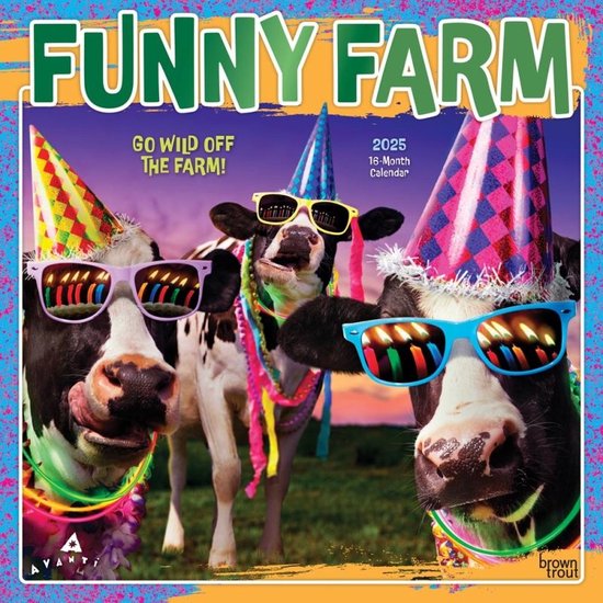 Avanti Funny Farm Kalender 2025 | bol