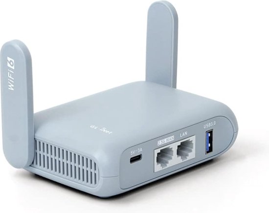 GL.iNet GL-MT3000 (Beryl AX) - Compacte Gigabit WiFi 6 Router voor ...