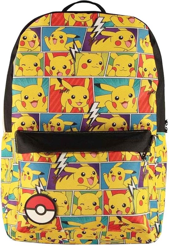 Basic Pikachu Rugzak Geel Eén maat - Pokémon Go-Merchandise | bol
