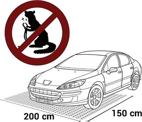 LotaHome - Anti Marter Mat voor onder Auto - 150x200cm ...