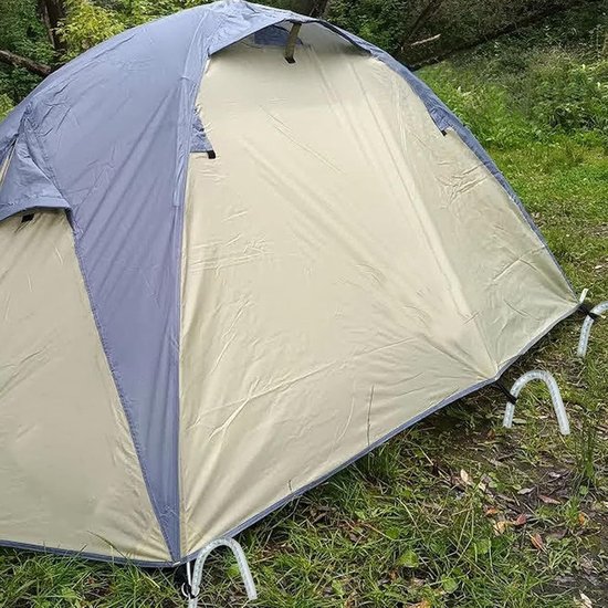 Ground Anchor Pack - Set of 8 Galvanised Steel Tent Pegs with Chisel ...