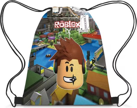 Roblox - XL Gymtas - BOY - Rugzak - Groot - Rugtas - tas met trekkoord ...