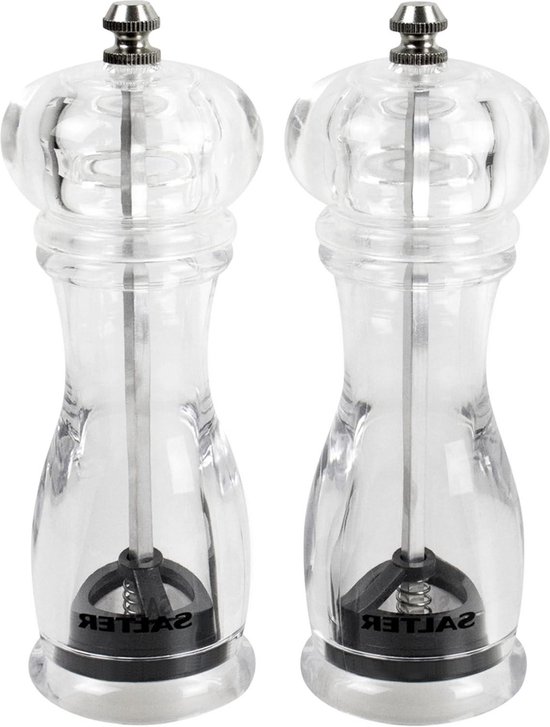 Salt & Pepper Mills - Kitchen Condiment Grinders with Diamond Hard ...