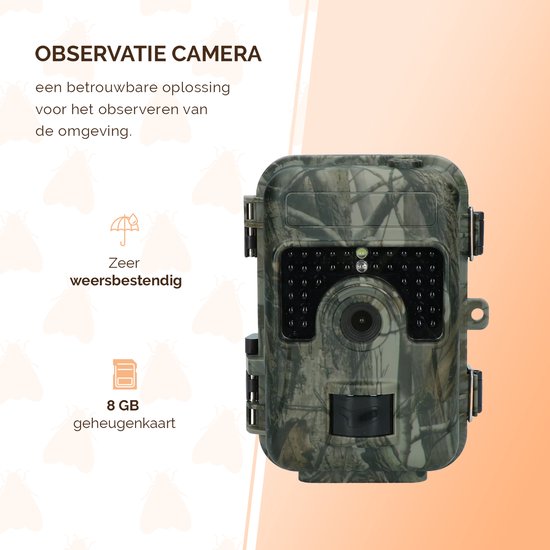Knock Pest Control Observatie Camera – 14,5 x 11 x 7,4 cm – WildCamera ...