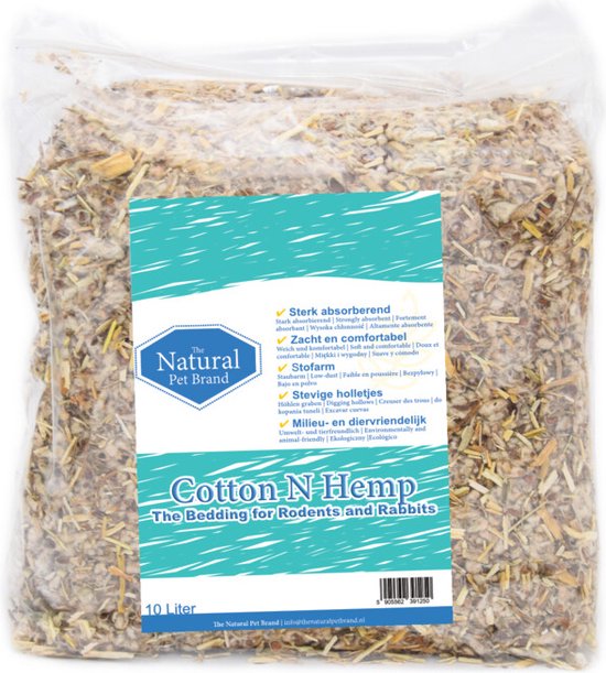 The Natural Pet Brand Cotton N Hemp 10 liter | bol
