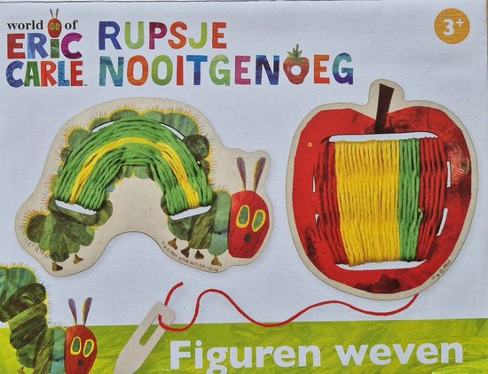 Rupsje NooitGenoeg - Eric Carle - Figuren Weven - Knutselen | bol