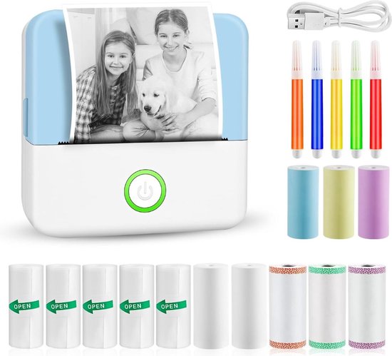 Mini Printer Papier - Mini Printer voor Mobiel - Pocket Printer ...