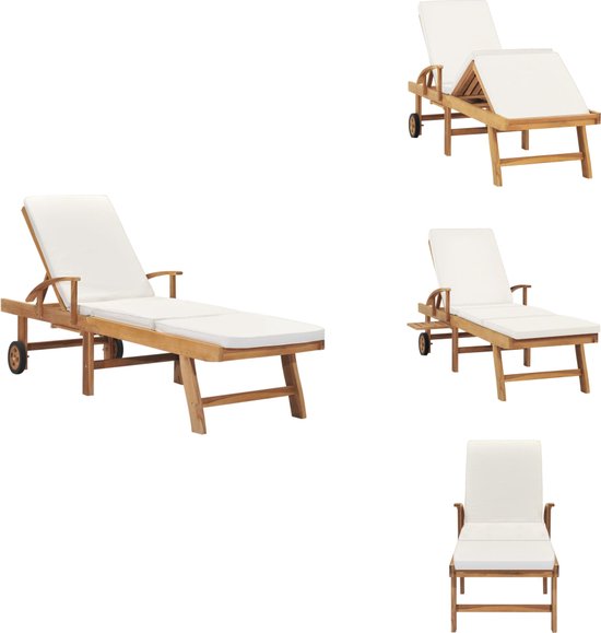 vidaXL Ligbed - Ligbedden - Lig Bed - Lig Bedden - Ligbed met kussen ...