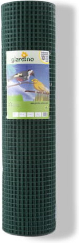 Giardino - Gelast gaas geplastificeerd 19 x 1.1mm 101cm x 5m ral 60... | bol